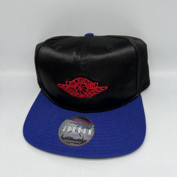 Jordan | Accessories | Air Jordan Satin Royal Blue Jumpman Hat Snapback ...